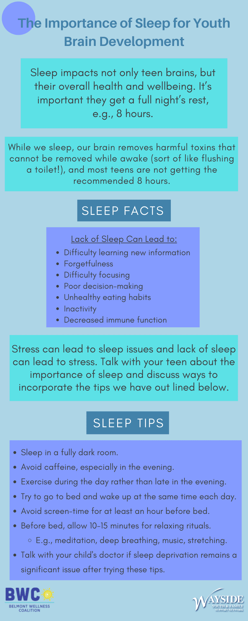 Tip Sheet: The Importance of Sleep for Youth Brain Development ...