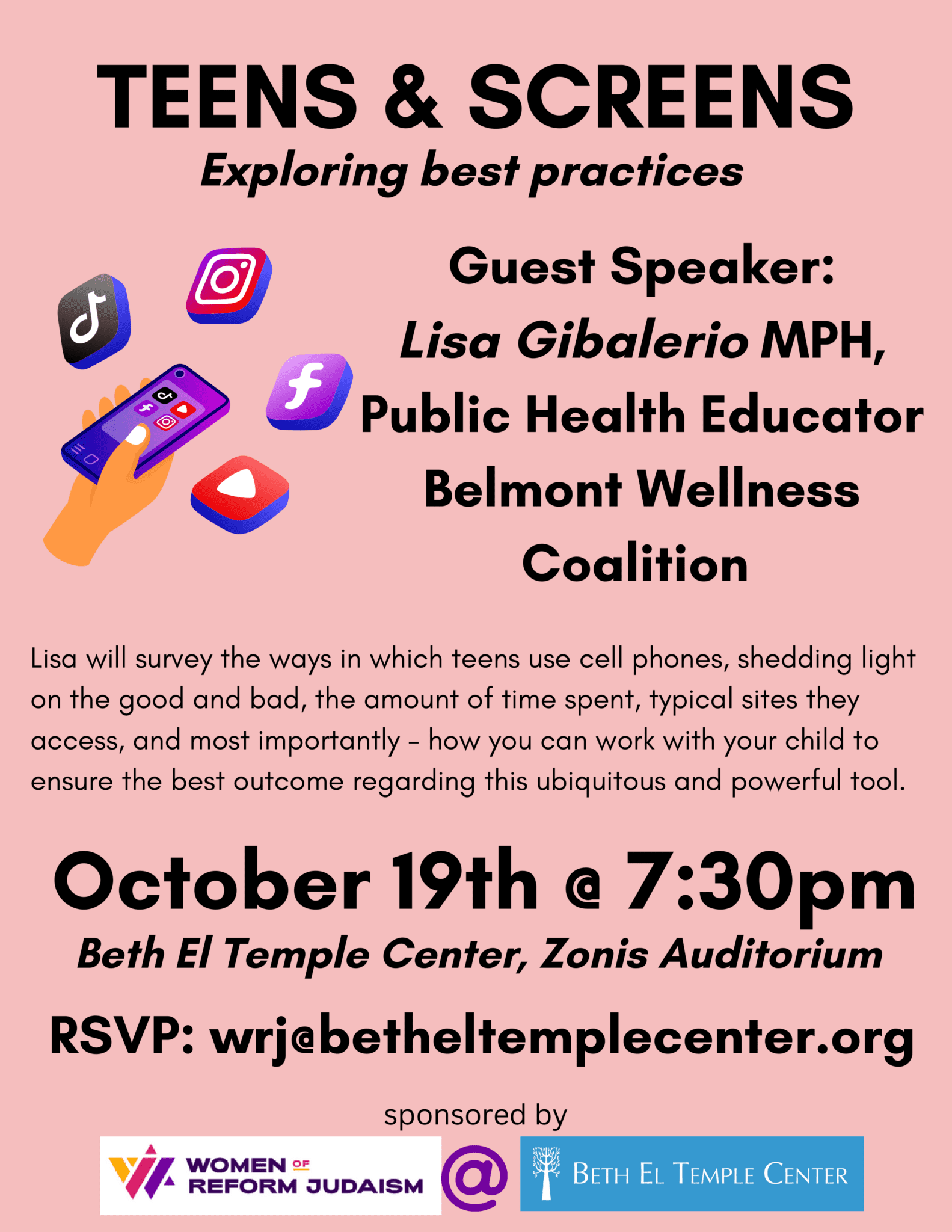 Teens and Screens, Exploring Best Practices – Belmont Wellness Coalition